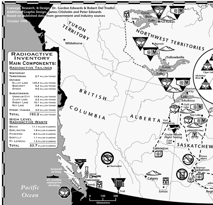 Campaign for Nuclear Phaseout- Nuclear Map of Canada